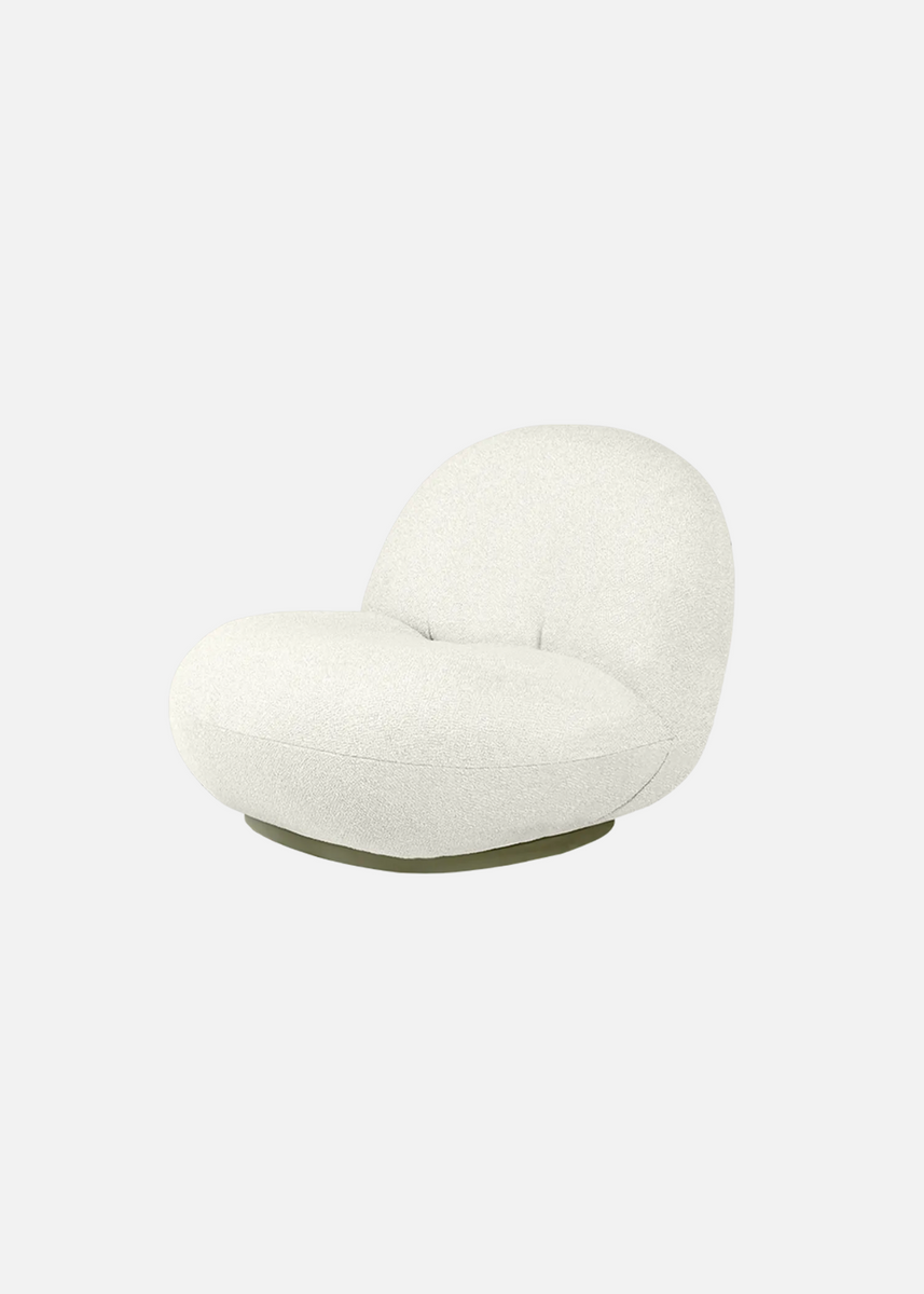 Pacha Lounge Chair - Fully Upholstered, Returning Swivel – Verso