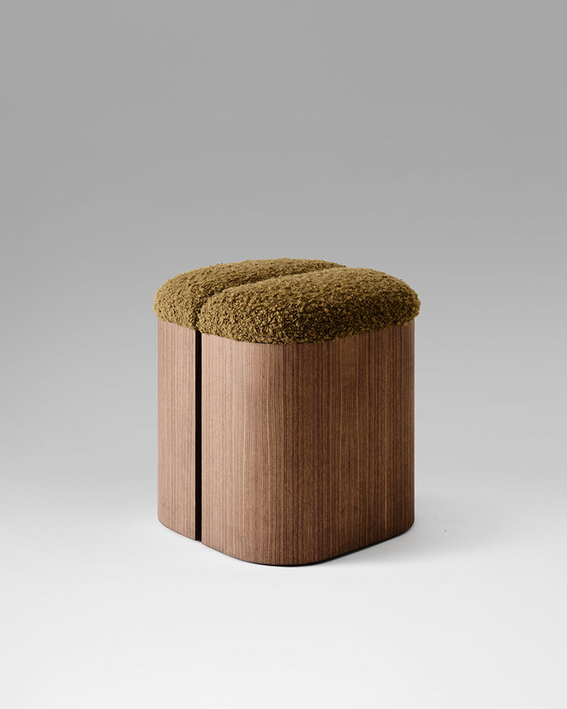 Aire Stool | Designer Modern Wood & Leather Seating | Estudio Persona ...